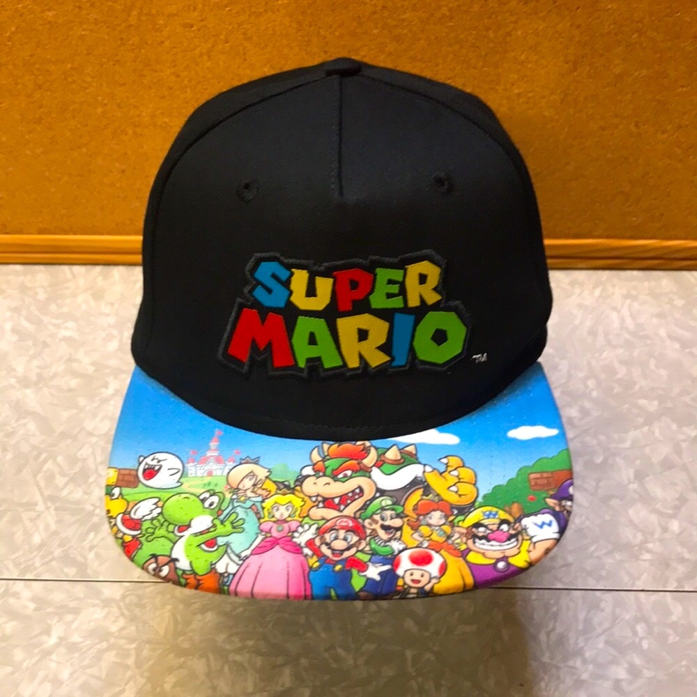 Nintendo Super Mario And Characters Youth Snap Back B… - Gem